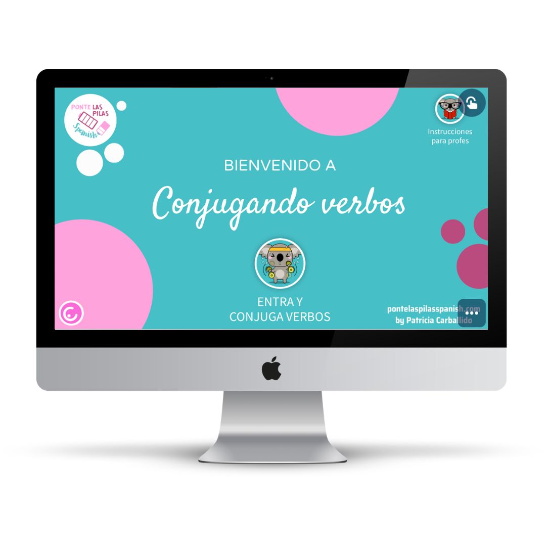Conjugando verbos, el juego interactivo online – PONTE LAS PILAS SPANISH