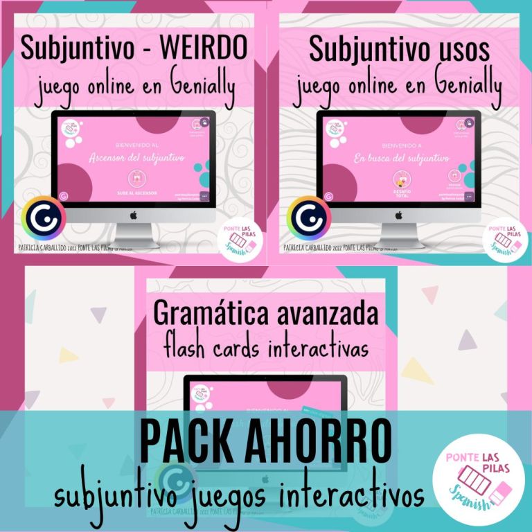 Juegos Interactivos de Español Online | Genially | Ponte las Pilas ...
