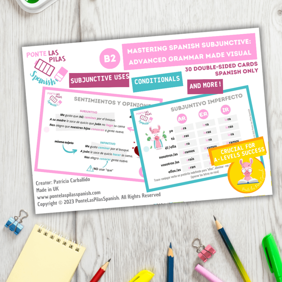 Las mejores tarjetas de español para profes de ELE | Ponte las Pilas ...